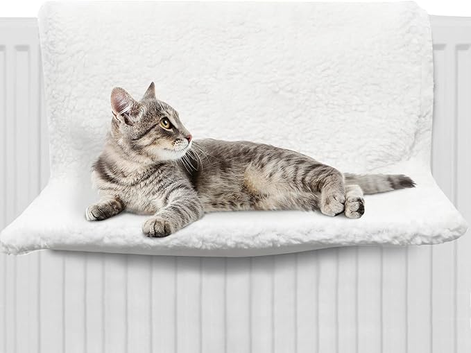 FurDreams Cat Radiator Bed – Hammock Style Hanging Pet Bed | Heated Ca