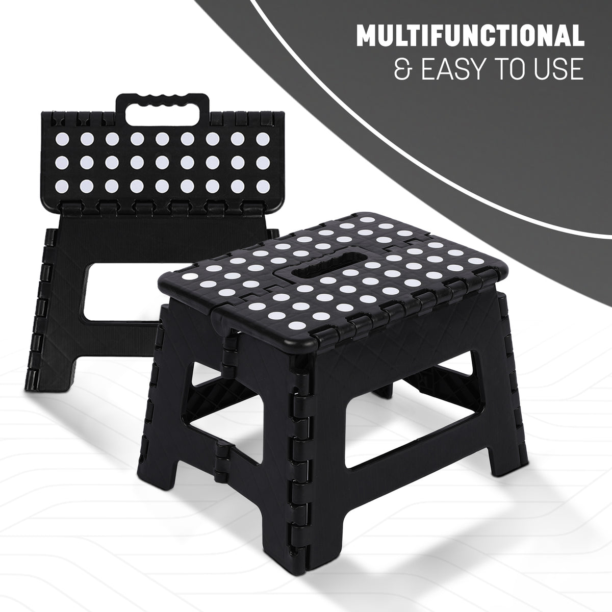 Shop 9 Inch Heavy Duty Folding Step Stool - Slip-resistant - UK