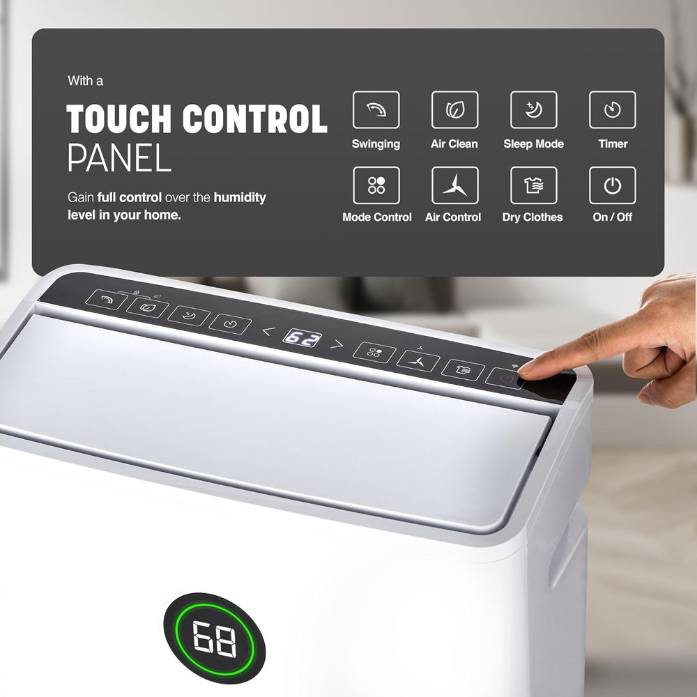 Buy 20L Dehumidifier with Air Clean and Continuous Drainage - UK